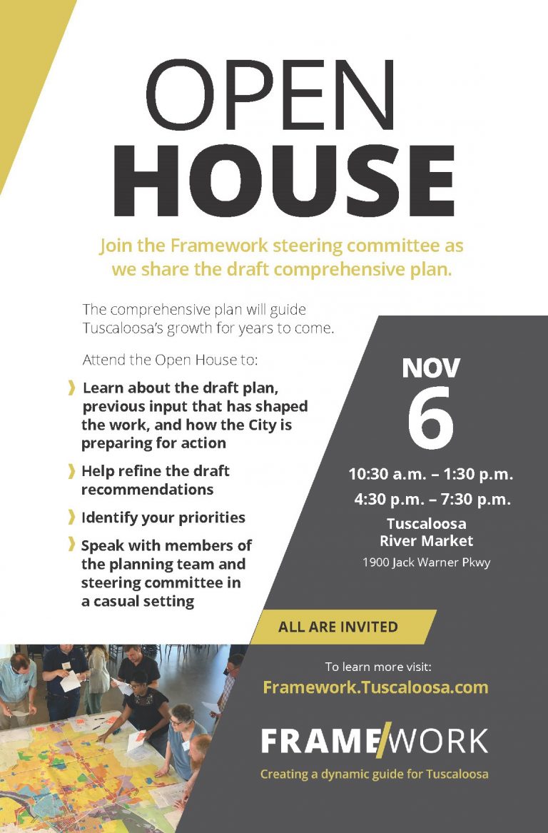 You’re invited to the Comprehensive Plan Open House! – Framework